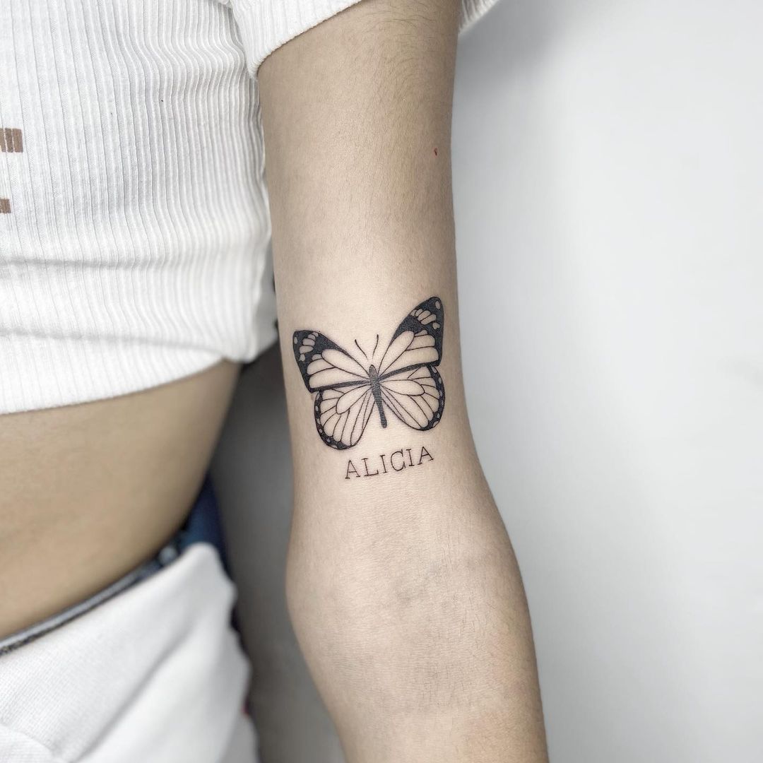 Tatuagem De Borboleta No Braço Significado E 35 Fotos Incríveis