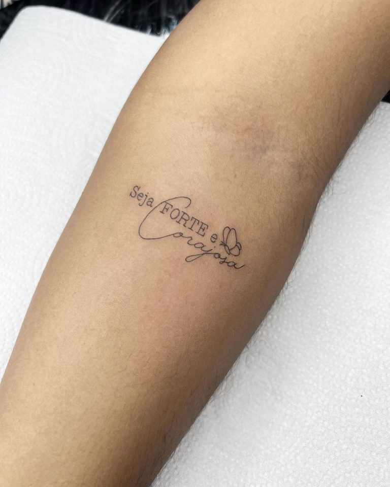 Tatuagem seja forte e corajosa: 30 ideias lindas para se inspirar