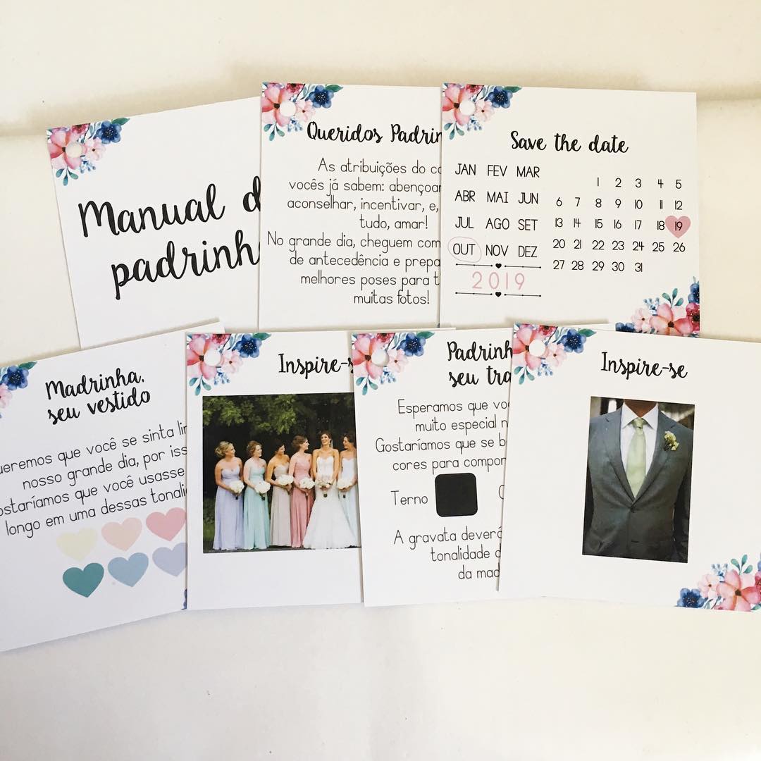 Manual dos padrinhos : dicas e ideias para surpreender