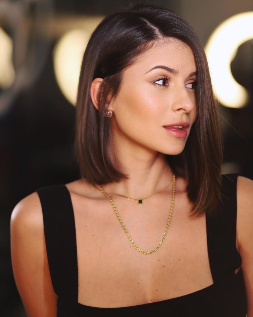 Long bob com franja: 40 ideias para uma transformação no visual
